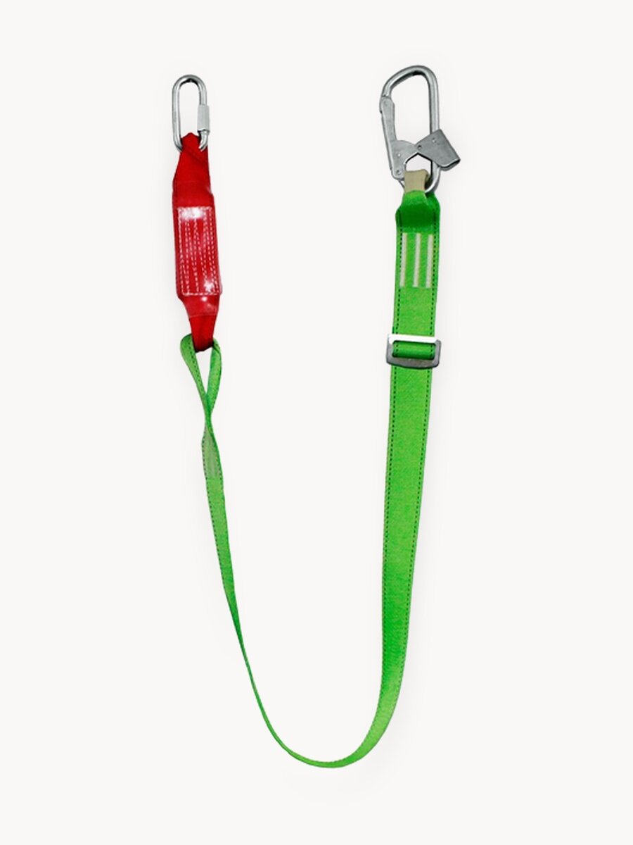 Самостраховки Стропы Стропы СИЗ Строп ленточный одинарный регулируемый с амортизатором "аАрег+Кс"