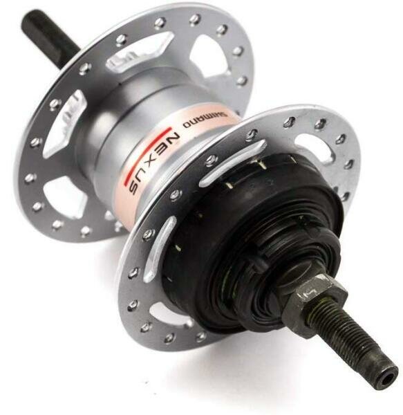 Втулка планетарн. Shimano, 3R40, 36 отв, 3ск, с антикоррозийным покрыт, д. рол. тор, под гайки