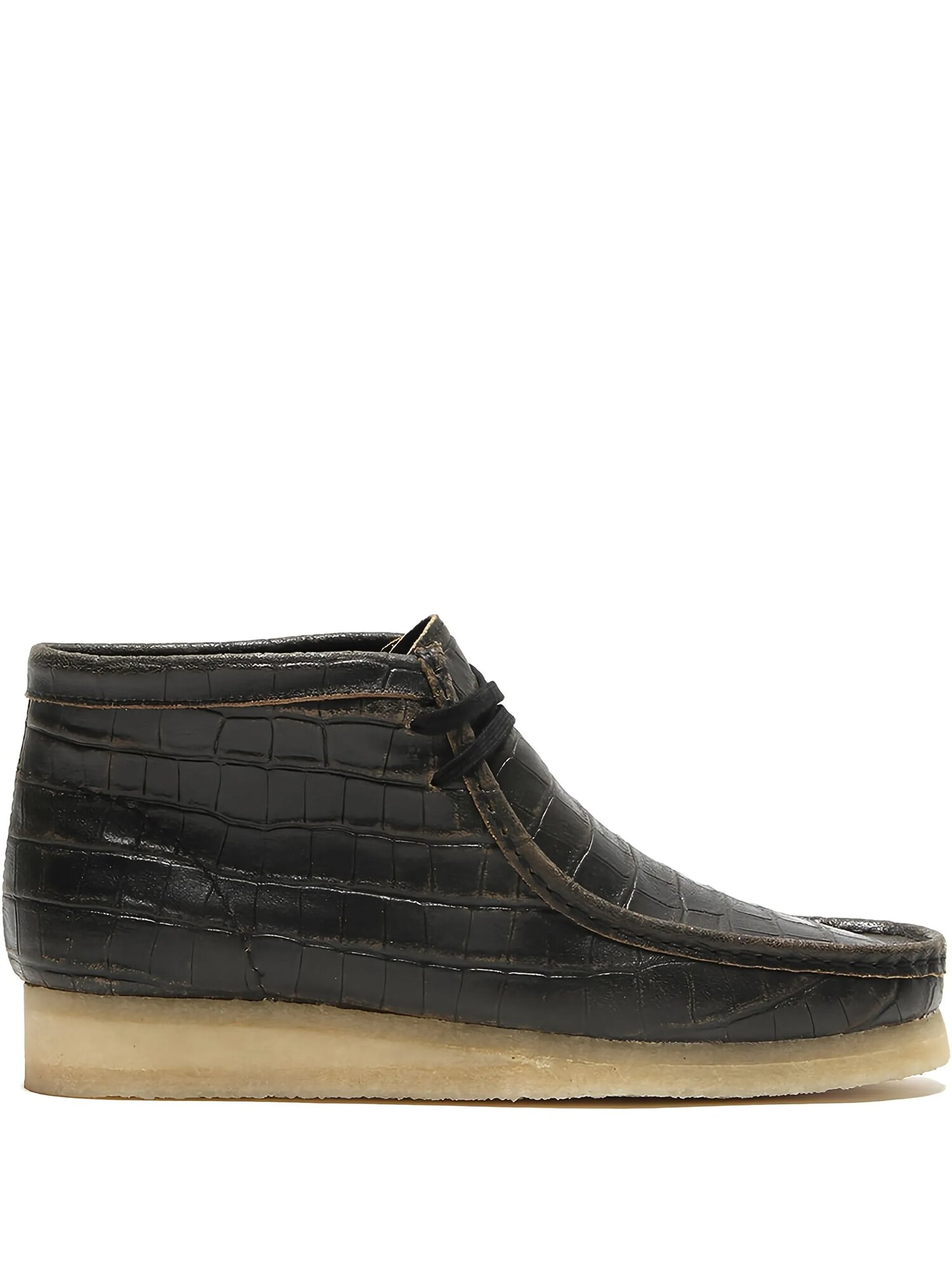 Ботинки Wallabee Black Crock