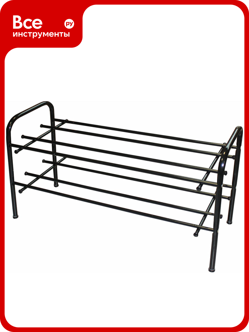 Подставка для обуви Титан Мета ПО-2/70 черная 4607078088556, металл