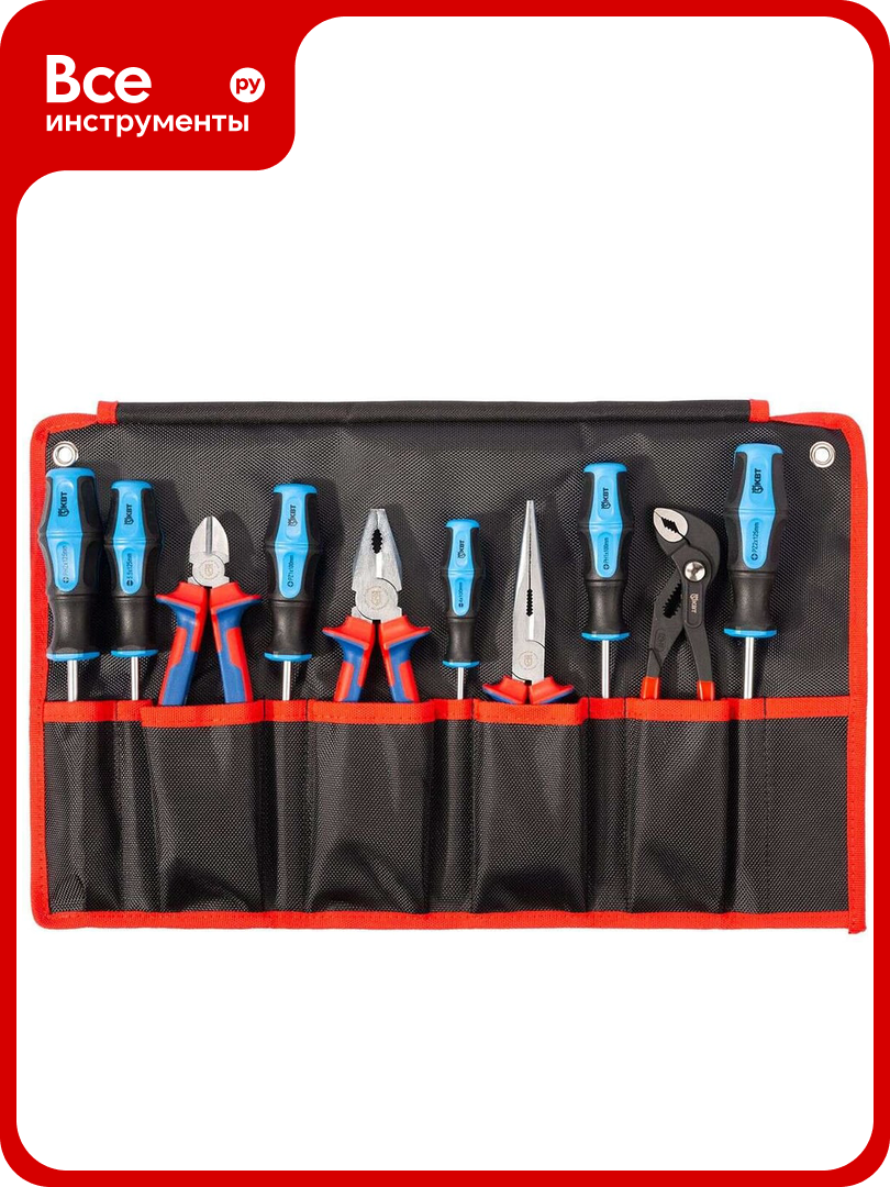 Набор, КВТ, слесарного инструмента КВТ НИС-06 серия мастер 92068