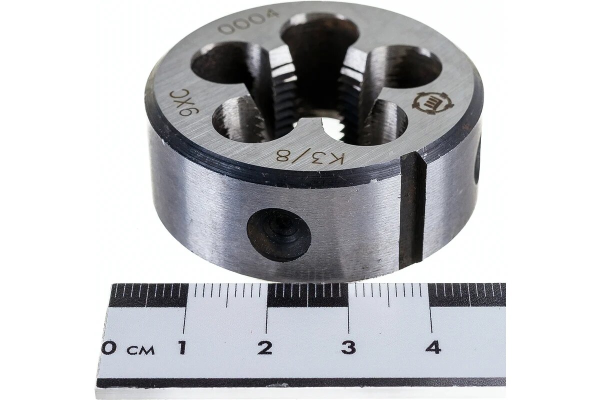 Туламаш Плашка кон. дюйм. К3/8 9ХС ТМ 58007 прецизионная резьбовая деталь металлообработки