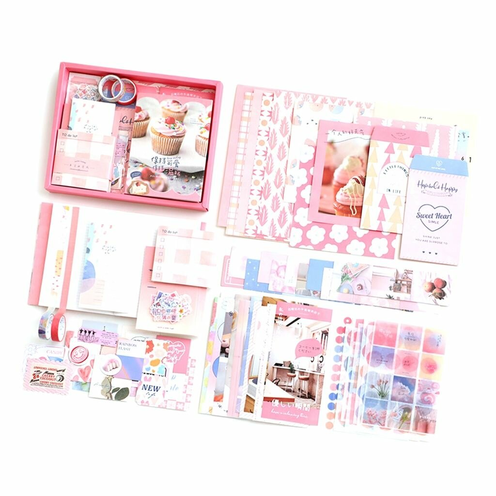 Наборы для скрапбукинга: бумага, рамки, декор для журналов, - ты становишься такой милой