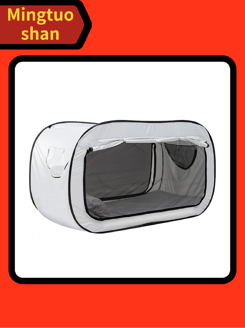 Складная палатка для кроватей на открытом воздухе, полностью закрытая, с затенением, для детей и взрослых, белого цвета