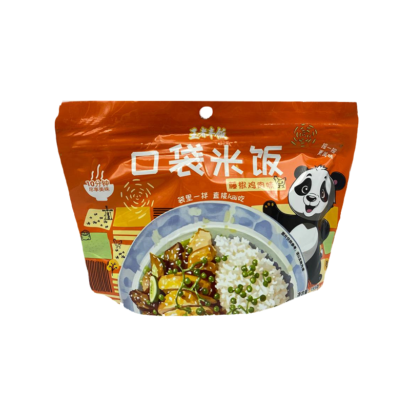 Рис быстрого приготовления Kouda Mifan со вкусом курицы с перцем 155 г, Китай