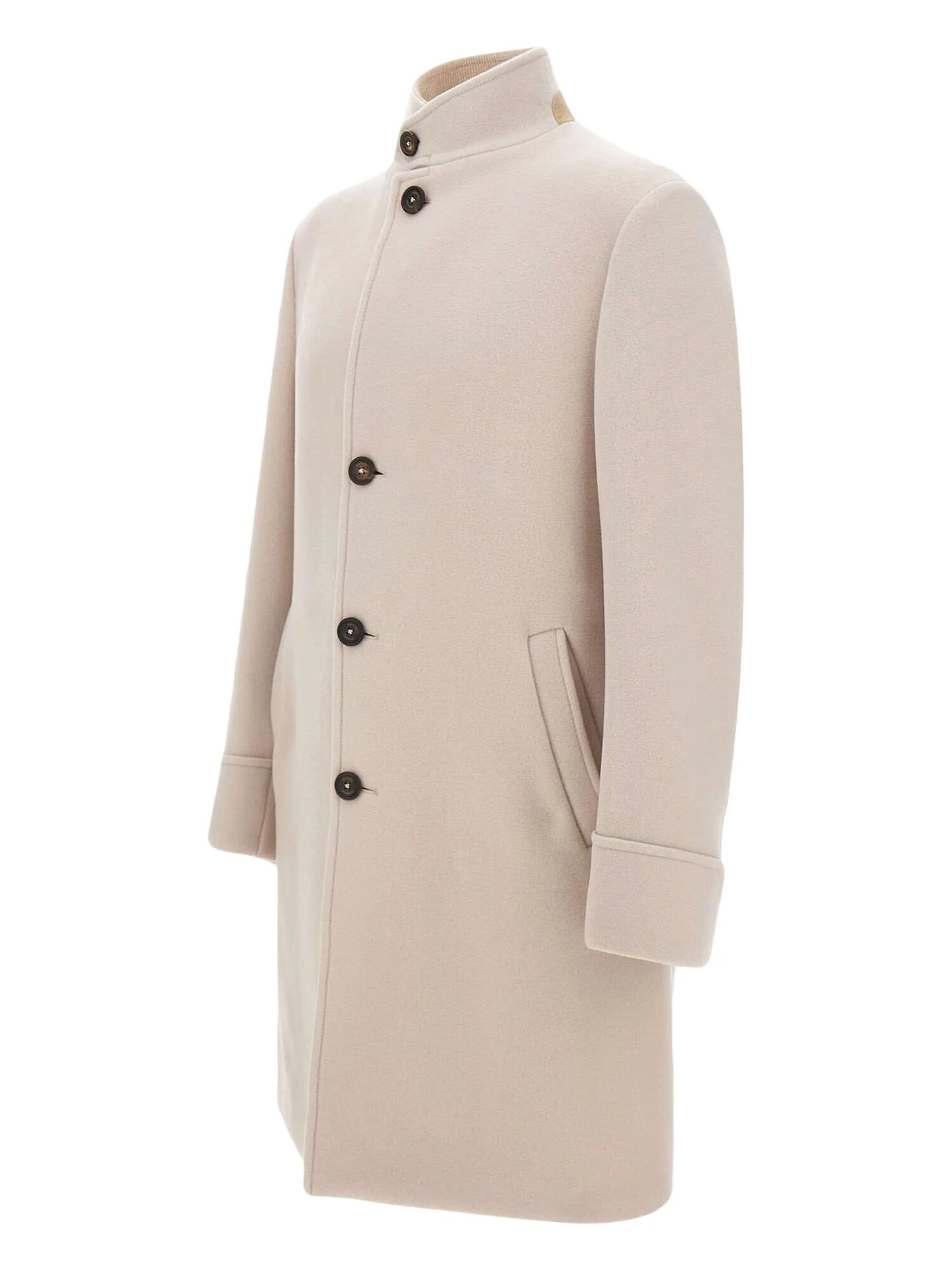 Пальто Eleventy Stand-collar wool coat, размер 50, разноцветный — фото 1