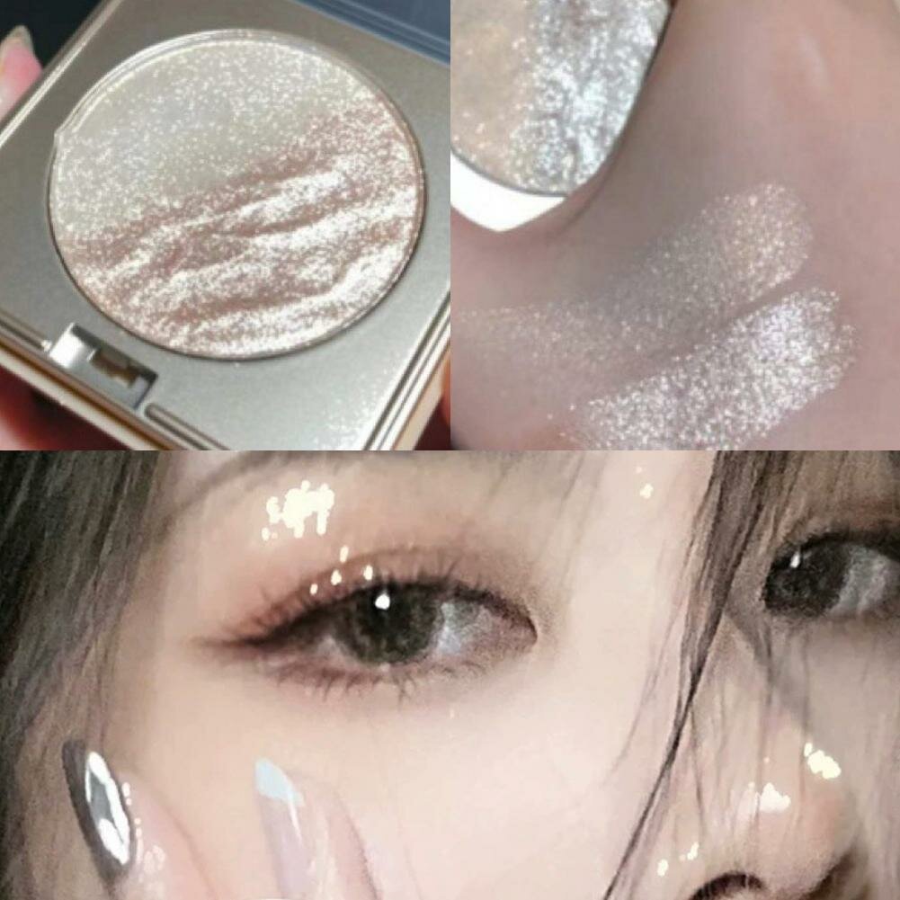 Тени для век "Жемчужные ракушки", перламутровые, жидкие, бежевые