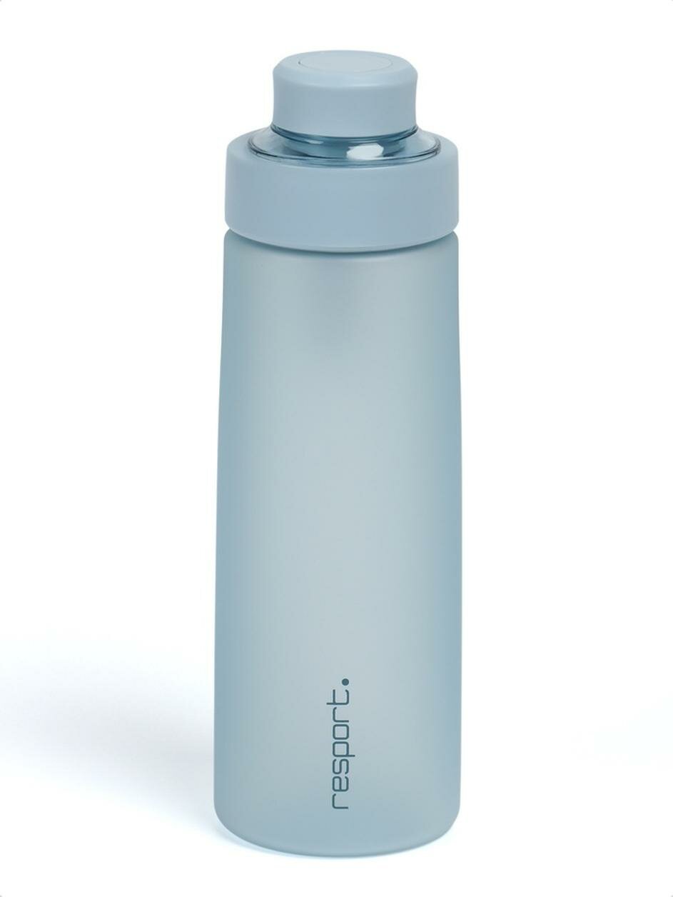 Бутылка для воды Resport, объем 700 мл, с поильником, цвет голубой