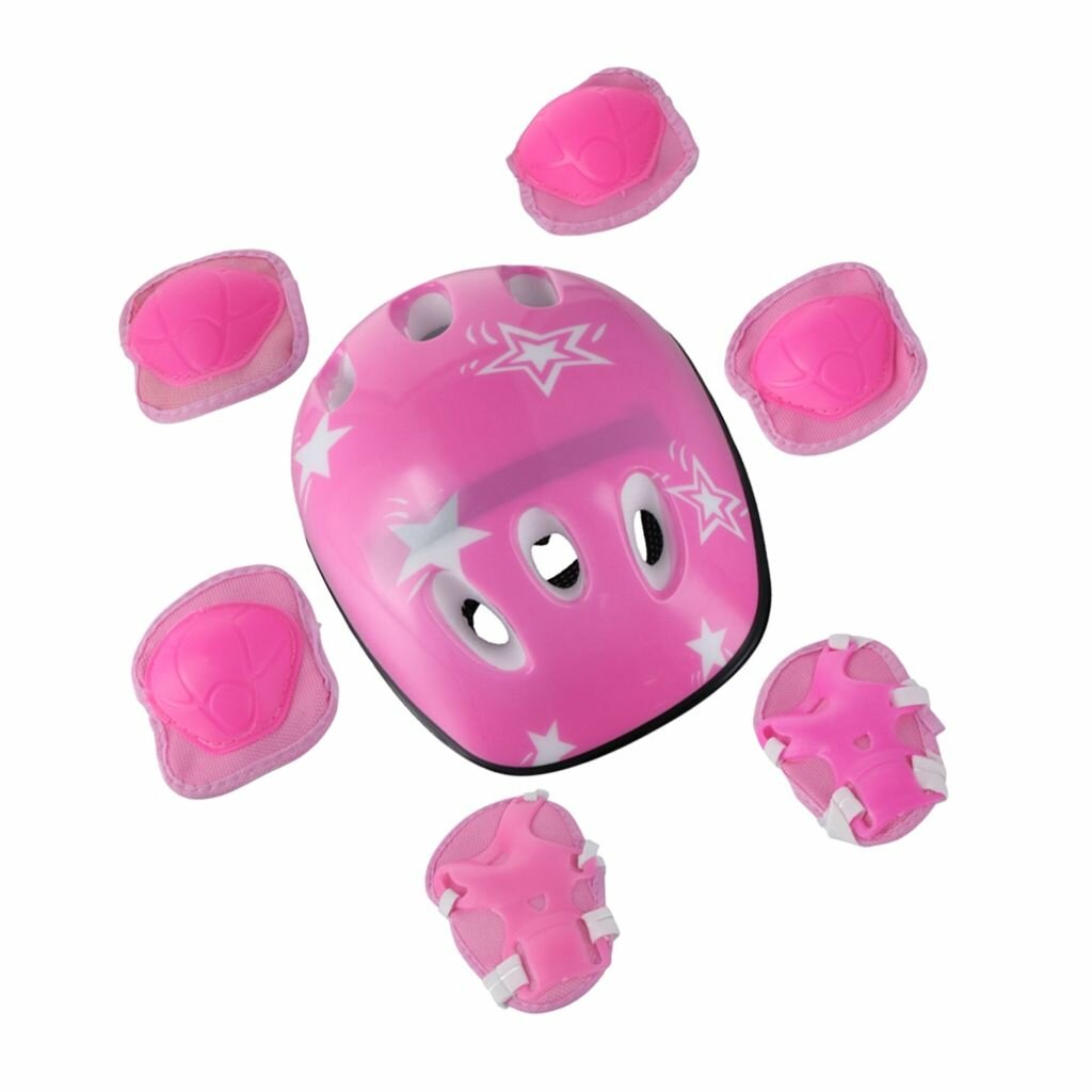Детский набор защиты для велосипеда, Розовый
