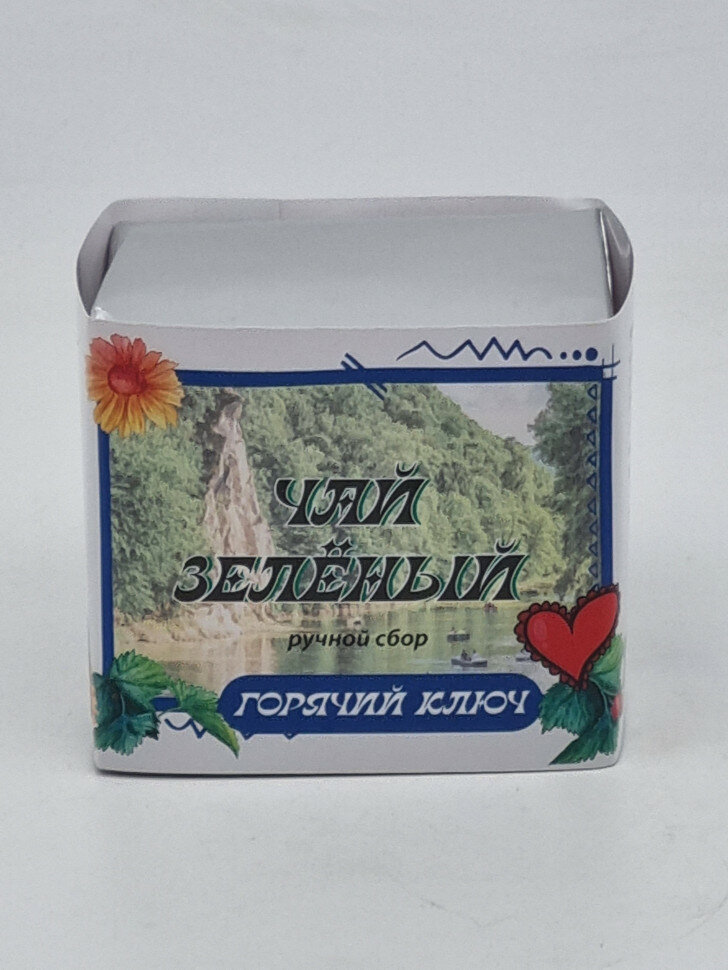 Чай зеленый ручной сбор 40гр Горячий Ключ