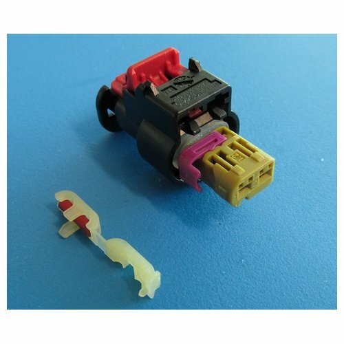 Корпус плоского разъёма с фиксатором контактов штуцер VAG 80A973702B