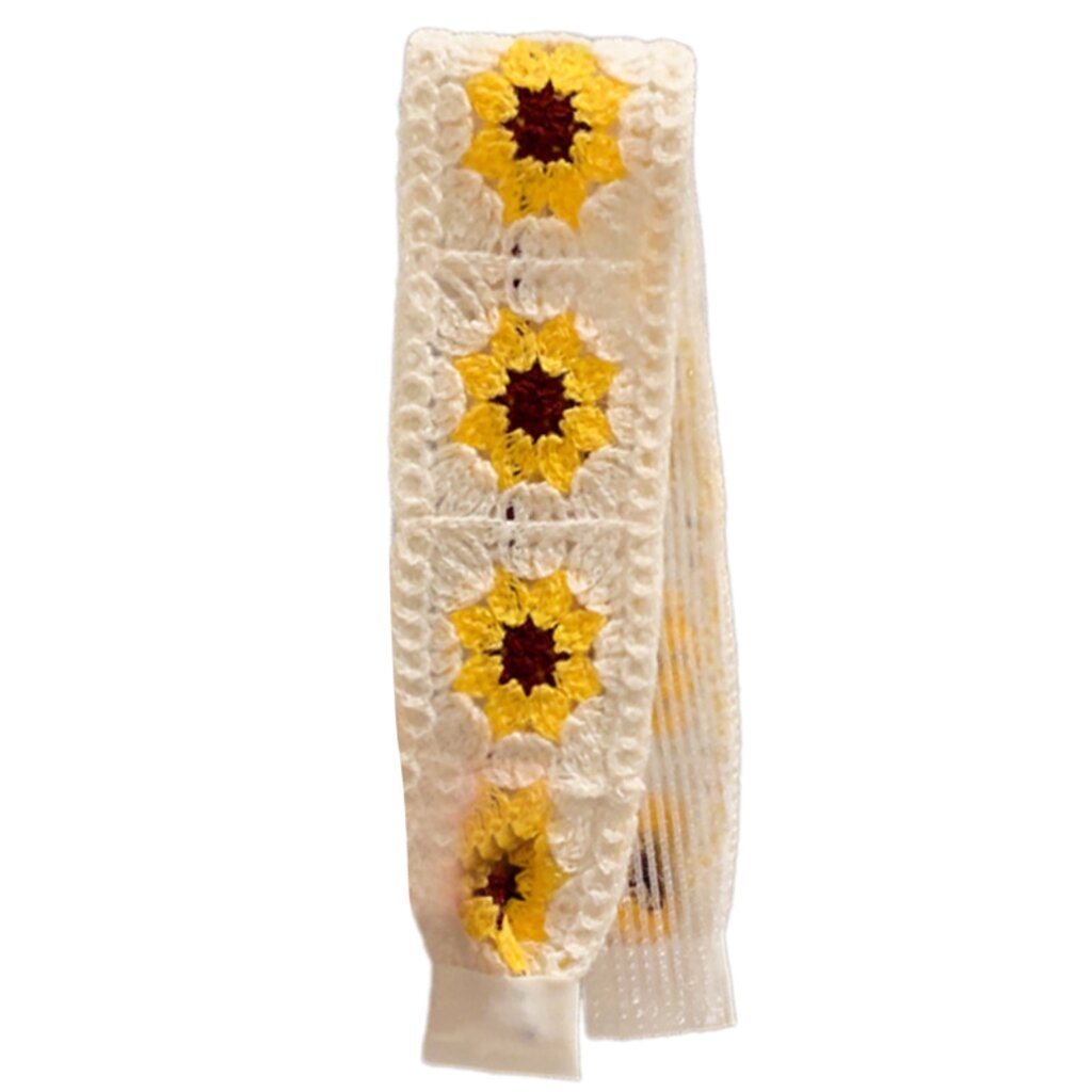 Ретро вязаные наклейки для волос на липучке для взрослых с повязкой на голову-Стиль 7