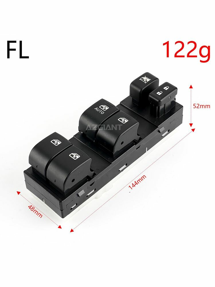 Автомобильное окно переднее левое стекло двери 3+16 контактов мастер-переключатель, Подходит для 2014-2016 Subaru Forester SJ