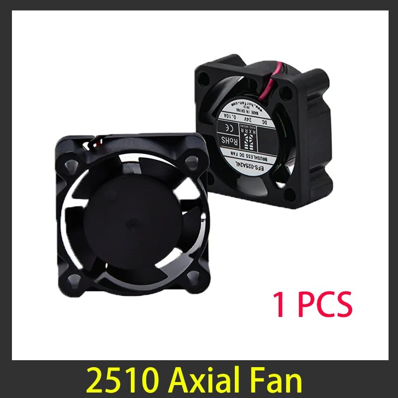 Осевой вентилятор Creality 2510 для 3D-принтера CR-10 SE/ Ender3 V3 SE/ Ender-3V3 KE Hotend 2510, охлаждающий вентилятор 24 В постоянного тока, 0,1 А, детали 3D-принтера
