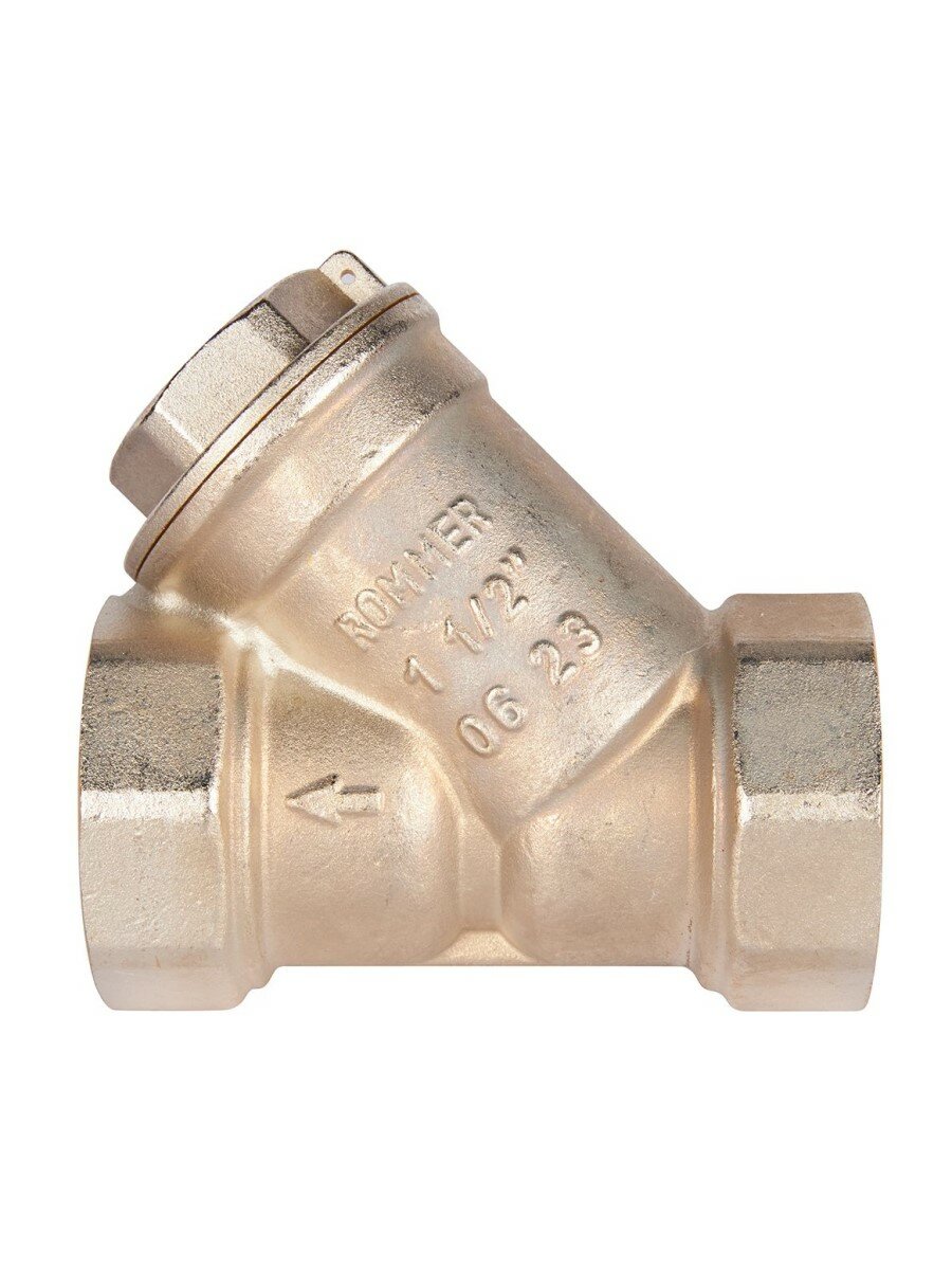 Фильтр грубой очистки ROMMER 1 1/2", сетчатый косой (RFW-0001-000040)