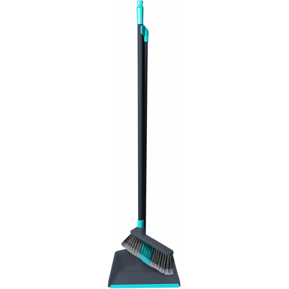 LAIMA Совок для мусора комплект щетка + совок + 2 рукоятки 80см и 83см с резьбой, ленивка, , 700055