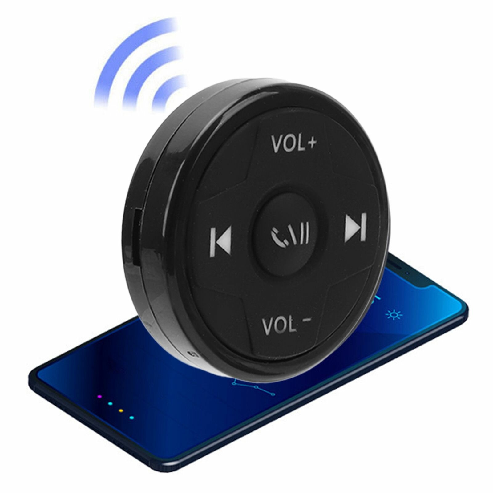 Комплект дистанционного управления Bluetooth, простое сопряжение для IOS, Android, мультимедийная кнопка, пульт дистанционного управления для велосипеда, руля мотоцикла