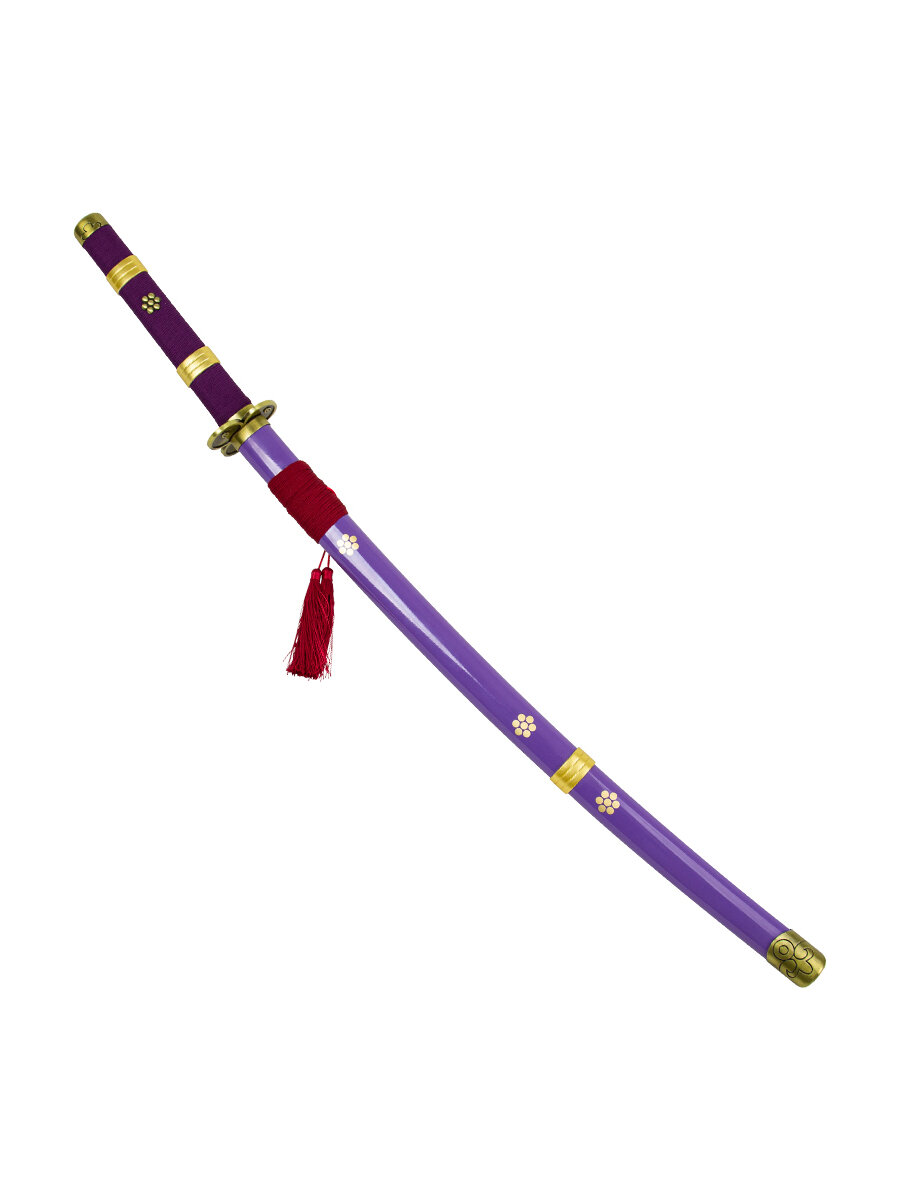 Модель меча Зоро из One Piece, 1:1, металлическая, не заточенная, коллекционная, 105 см