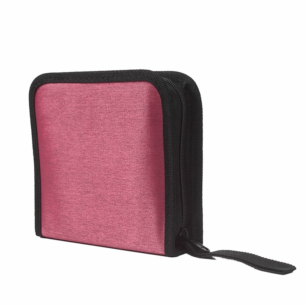 DVD-альбом на 40 дисков для хранения CD-дисков - малиновый