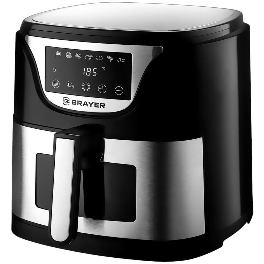 Аэрогриль BRAYER BR2057, антипригарное покрытие, 10 автоматических программ