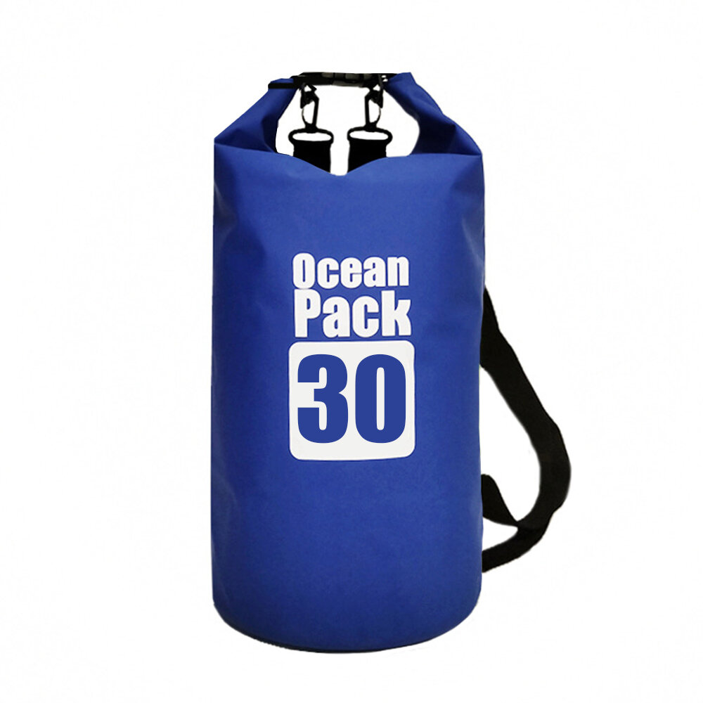 Водонепроницаемый сухой сумок с ремнями из 500D ПВХ для хранения, рафтинга, кемпинга, каякинга, плавания, путешествий, черный/желтый/розовый/зеленый/светло-голубой/оранжевый/темно-голубой, 5L/10L/15L/20L/30L