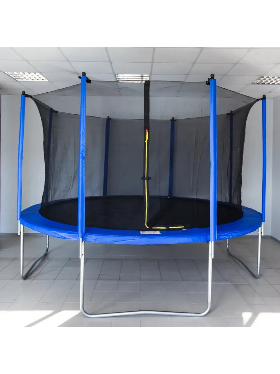Батут детский для улицы и дома 366см. Для джампинга с сеткой