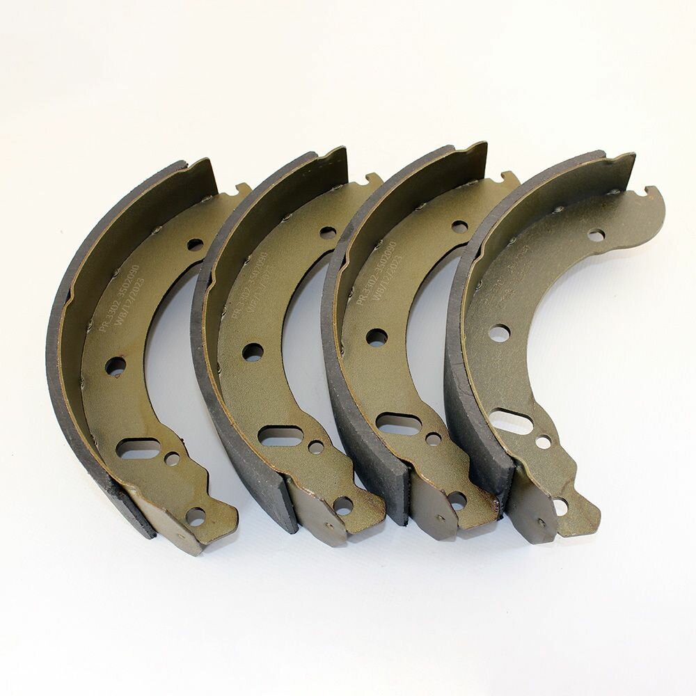 PRAVT Колодка тормоза заднего 3302 ГАЗель (к-т 4 шт.) арт. PR.3302-3502090