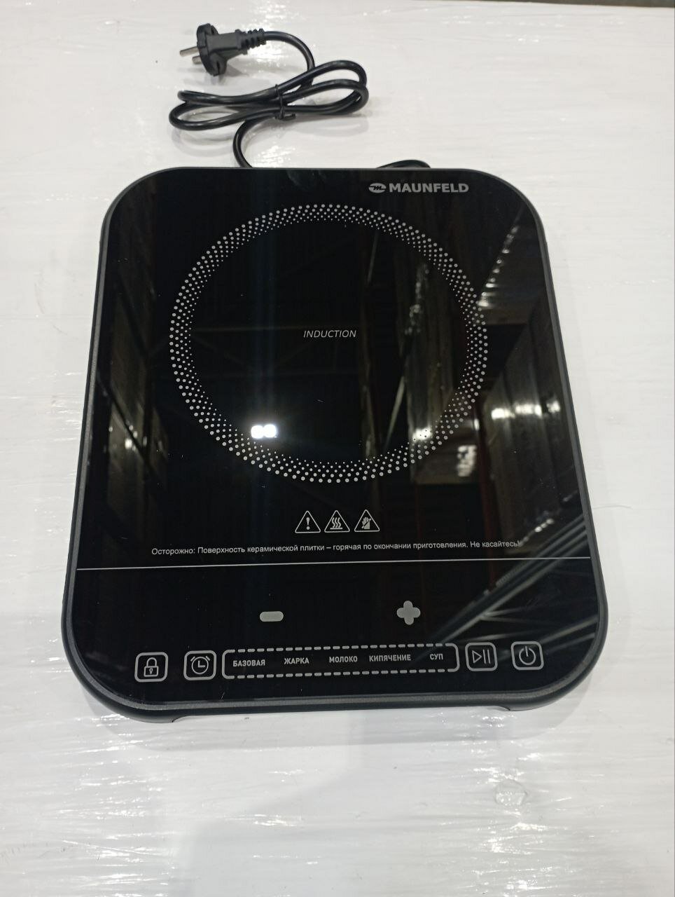 Индукционная плитка MAUNFELD EFI301TBK