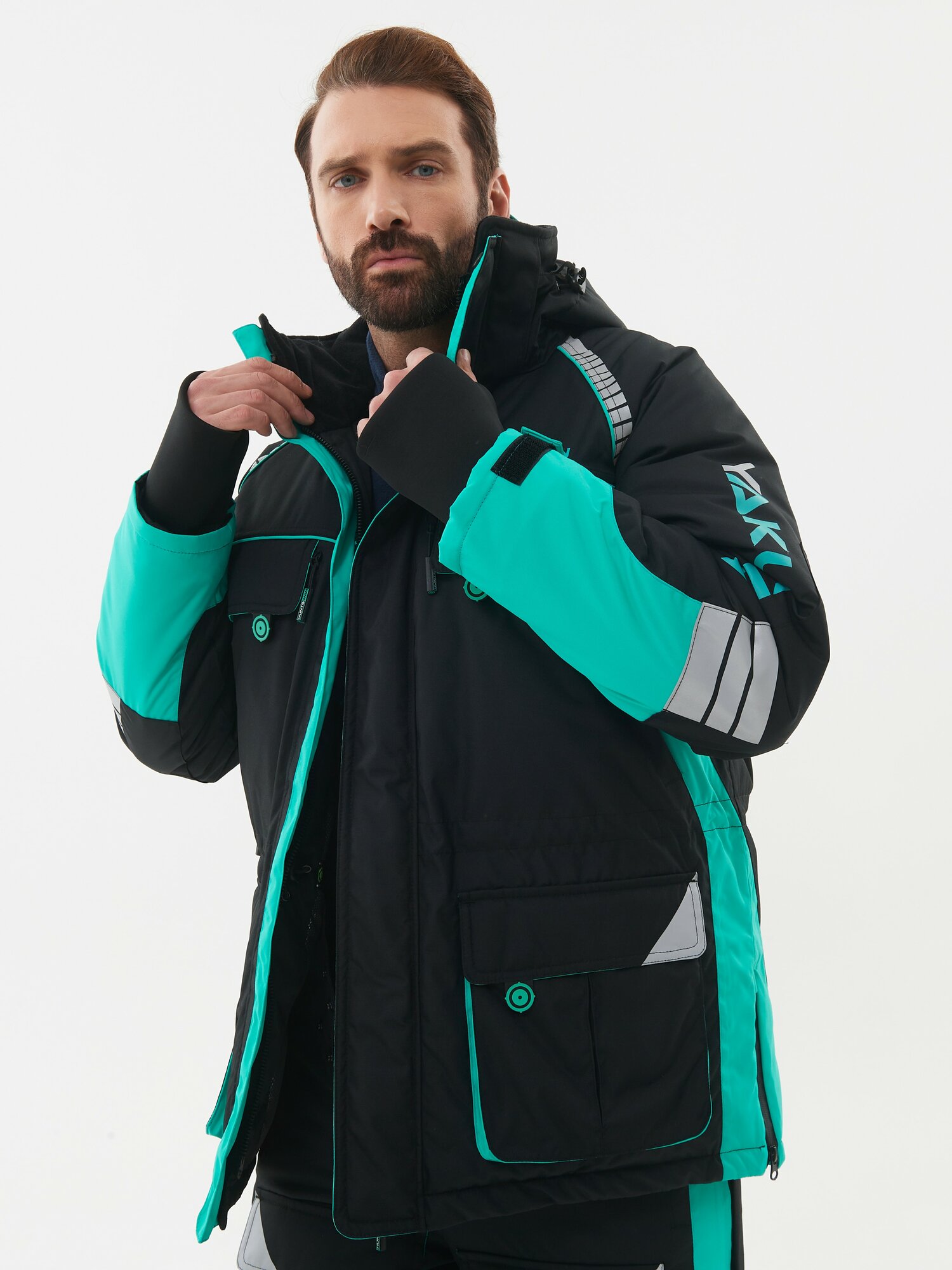 Костюм зимний Yakutia ткань Galaxy Breathable цвет Черный