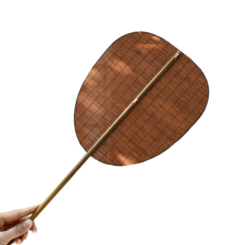 Плетеный бамбуковый веер, минималистичный декор для гостиной, подарок