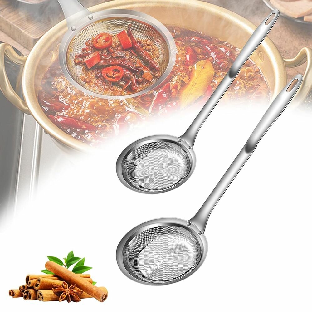 Сетчатый фильтр из сверхтонкой сетки из нержавеющей стали 2шт 304 для снятия жира и пены