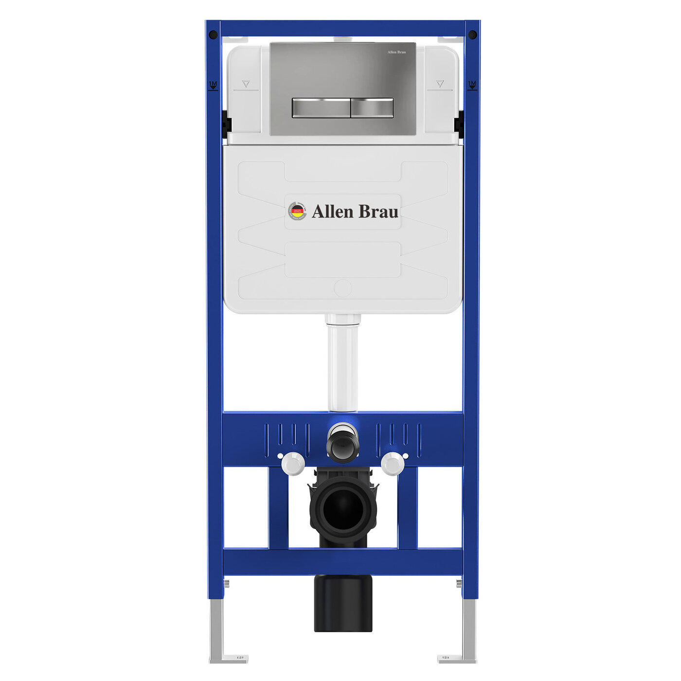 Инсталляция для унитаза Allen Brau Pneumatic Pro 9.11101.20 с кнопкой 9.20003.00