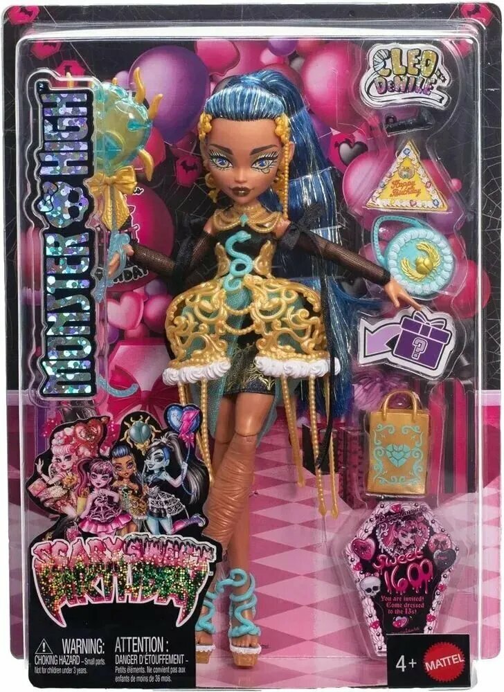 Куклы Monster High Cleo De Nile Scary Sweet Birthday