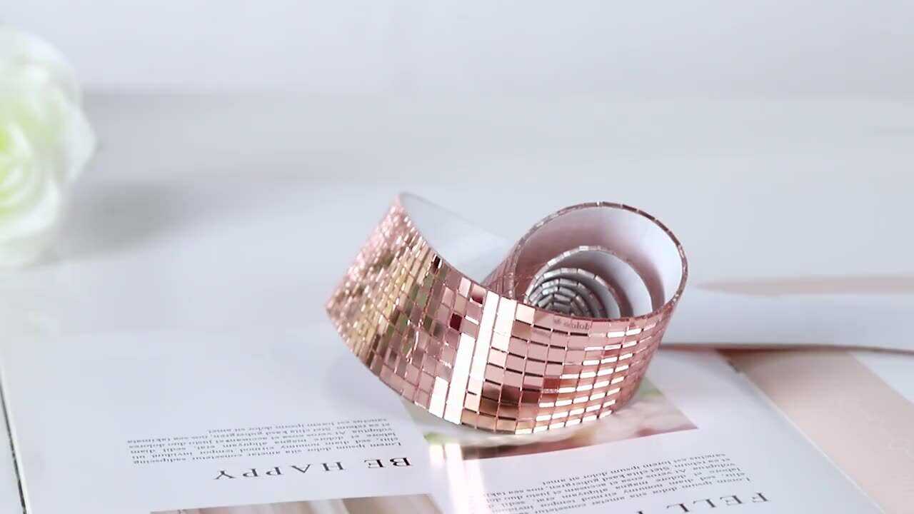 Зеркальная мозаика самоклеющаяся, декоративная лента мозаичная плитка