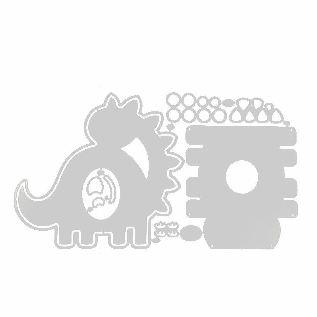 Пасхальный Динозавр Для Резки Металла Умирает Трафарет Альбом Для Вырезок DIY Альбом Штамп Бумажная Открытка