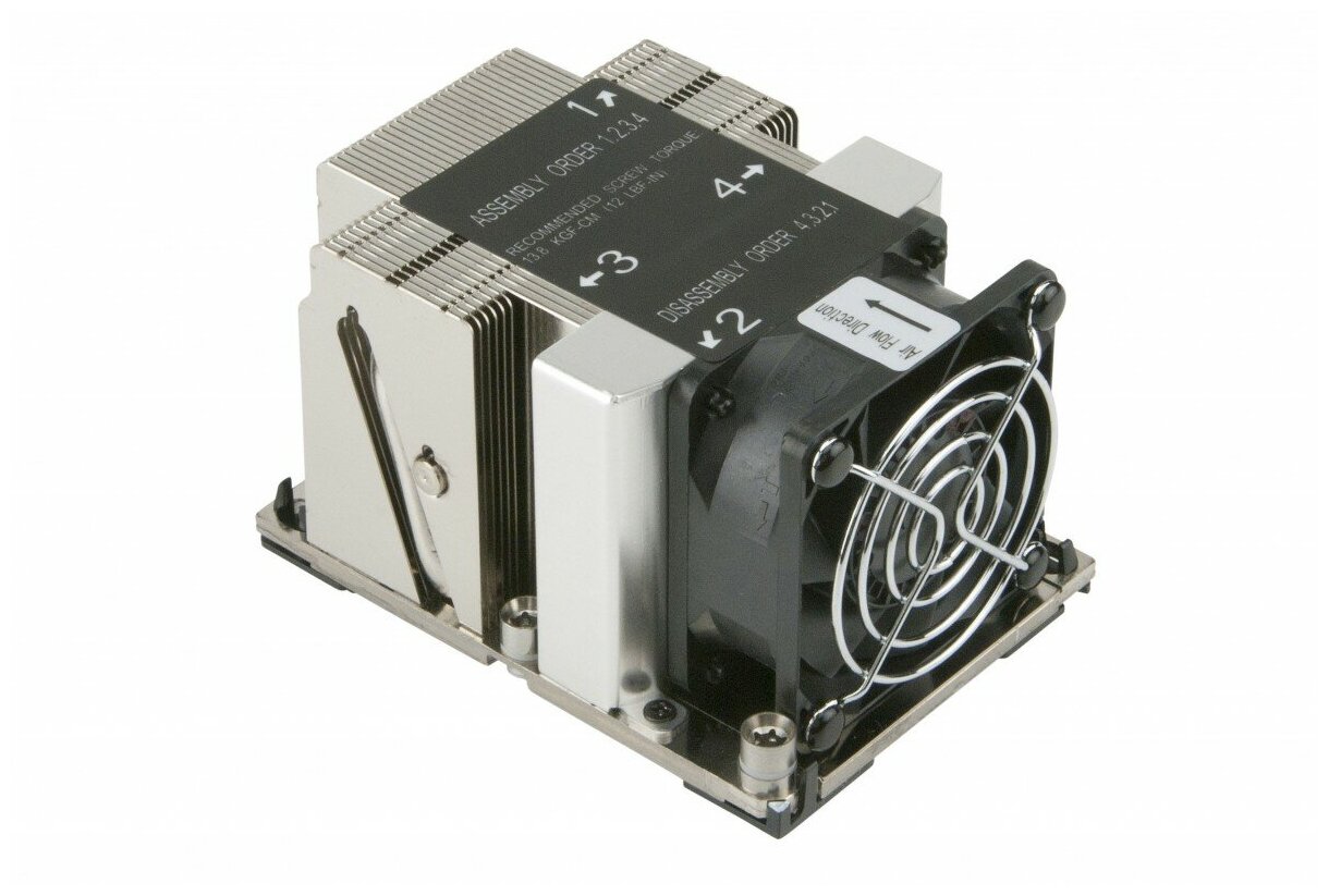 Радиатор для процессора Supermicro SNK-P0068APS4, серебристый/черный