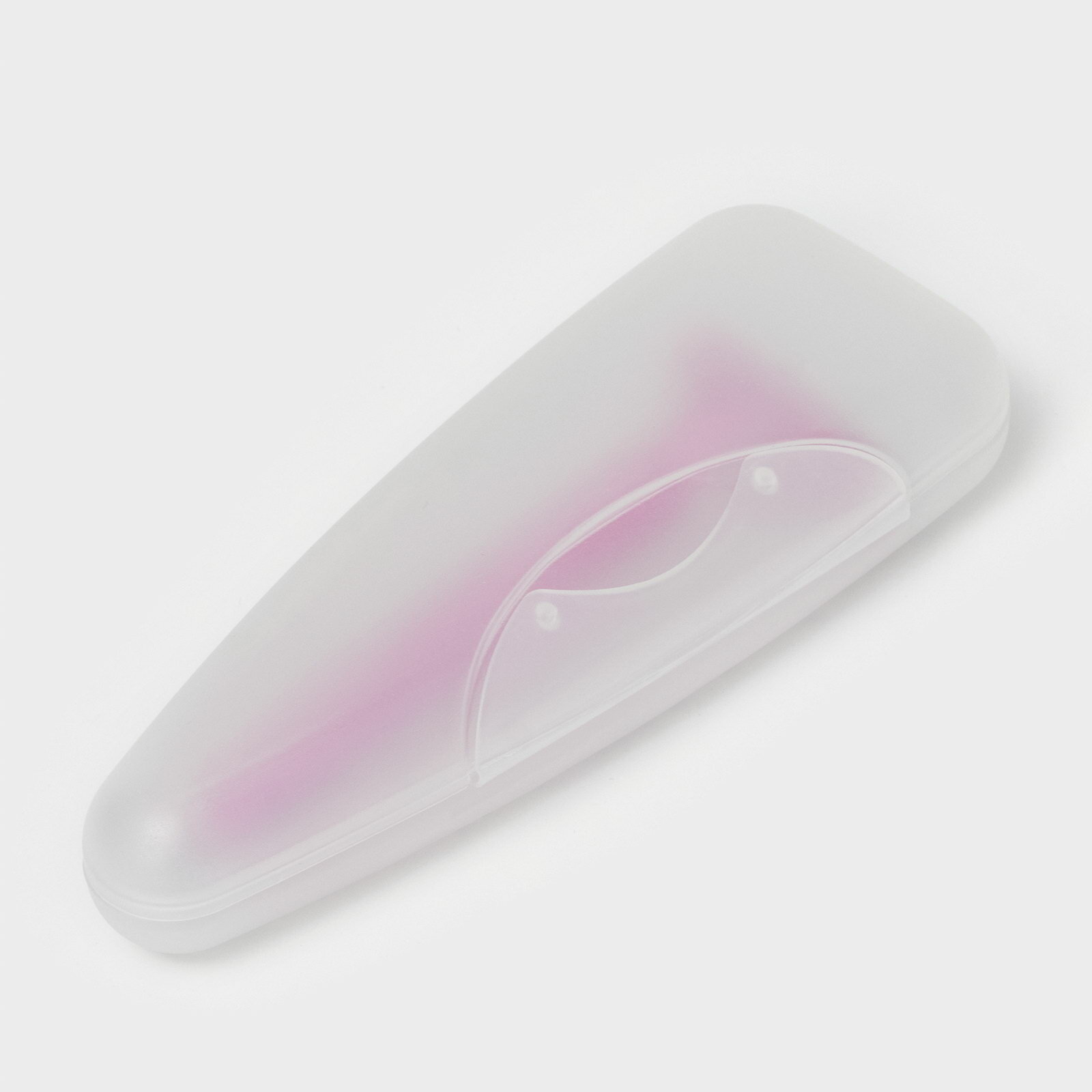 Футляр для бритвенного станка Voyage, пластик, прозрачный, цвет: белый