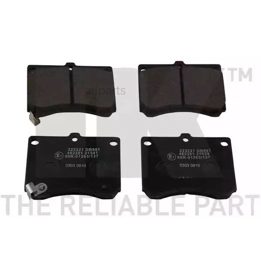 NK 223221 Колодки тормозные дисковые Maz 323/MX-3 89-