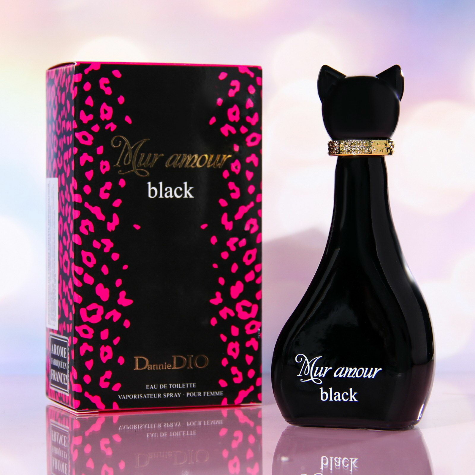 Туалетная вода женская MUR AMOUR BLACK, 45 мл, верхние ноты: бергамот