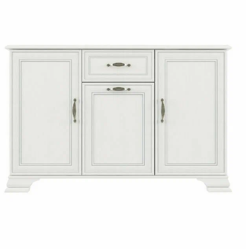 Тумба Anrex TIFFANY 3D1S, 90.1 x 37 x 139 см, цвет: вудлайн кремовый