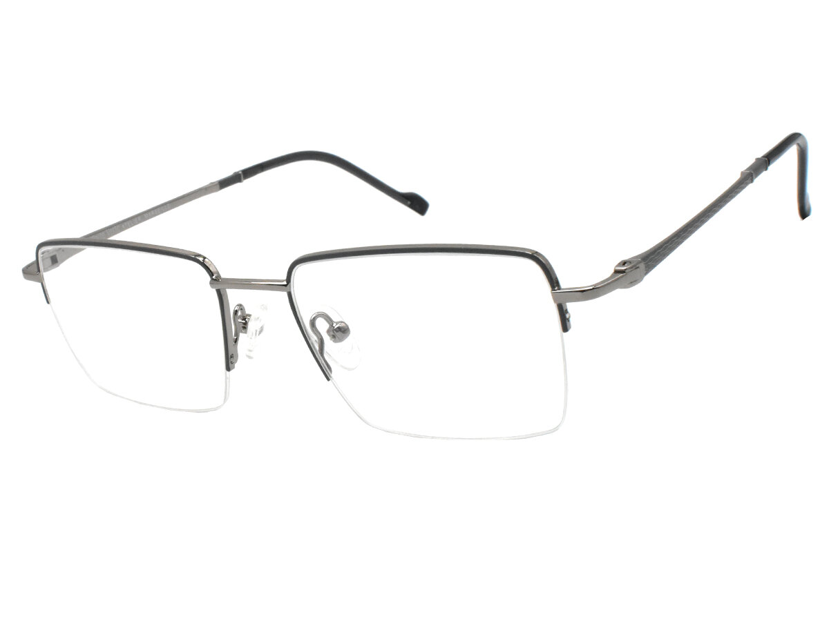 Оправа для очков Porte Verte PV17-213 05 пол Унисекс форма оправы Квадратная цвет оправы Серебряный, Чёрный