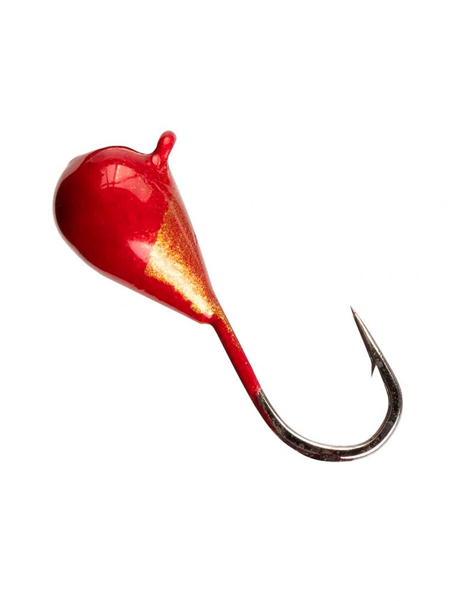 Мормышка Helios вольфрамовая Капля с ушком крашеная 4мм 1.10гр 50 (MW-1140-50), 10 штук в упаковке