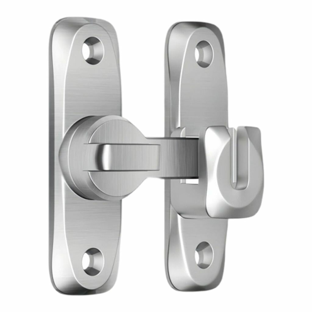 Антивандальная ручка для двери, утолщенный замок для спальни, ванной, арендуемых домов, Матовая сталь