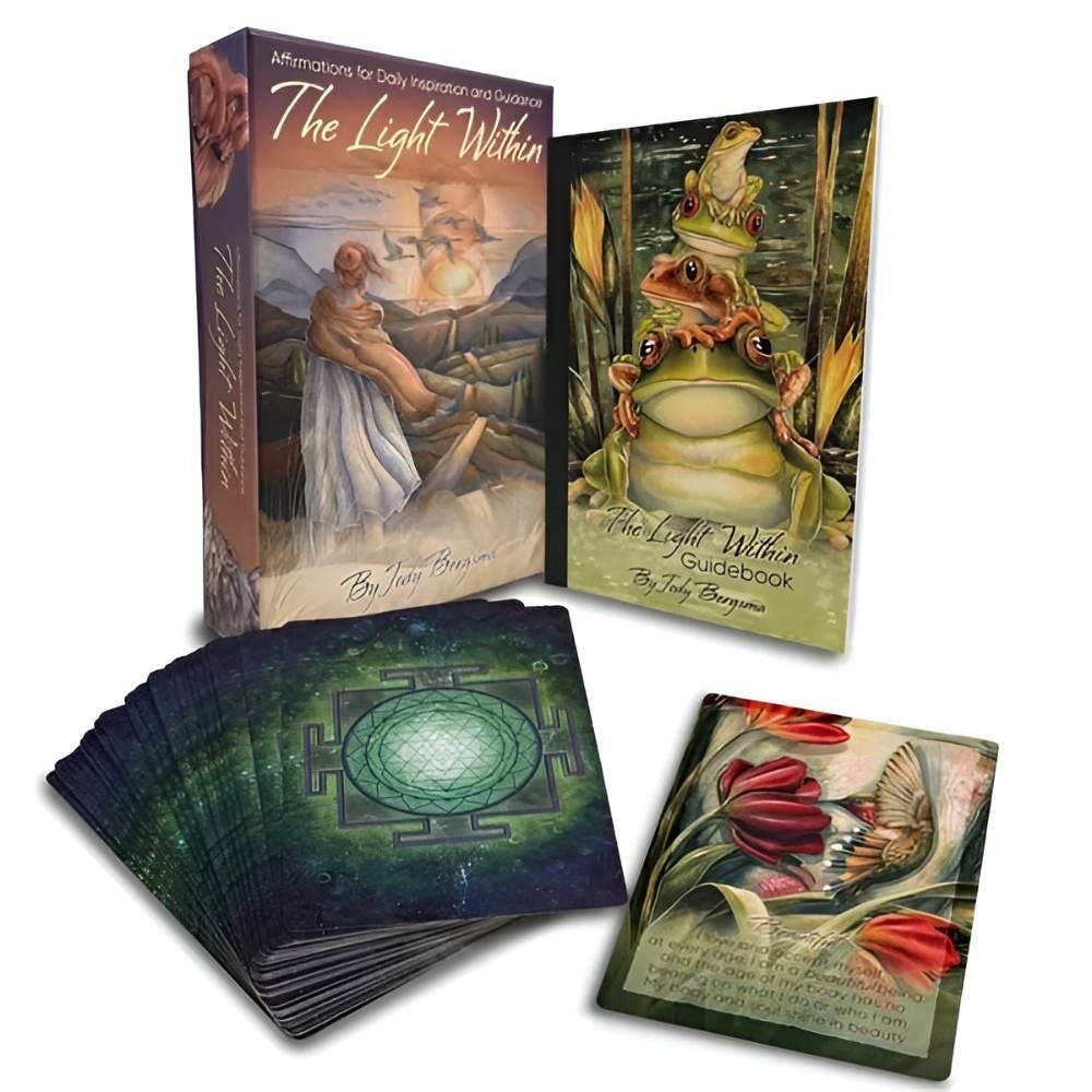 Карты Таро "The Light Within Affirmation Cards" US Games / Свет Внутри карточек с утверждениями 70541