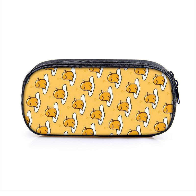 Egg yolk gudetama cartoon pen holder with durable nylon construction for students and professionals style 6