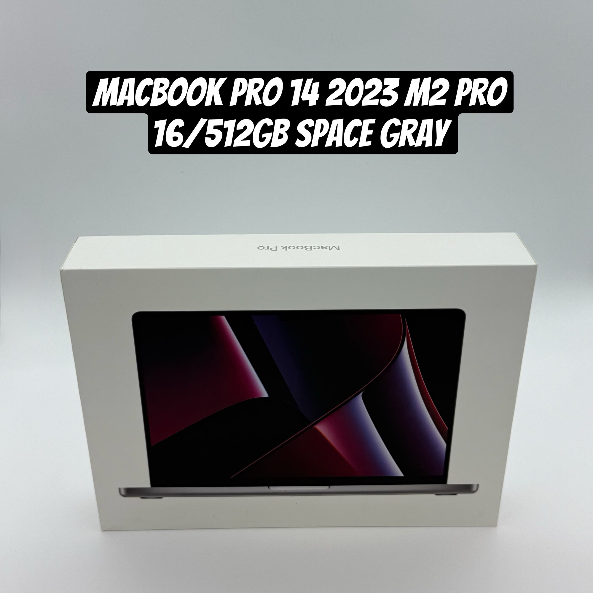 Ноутбук Apple MacBook Pro 14 (2023) M2 Pro, 16/512 ГБ, MPHE3, Space Gray | Серый Космос, английская раскладка