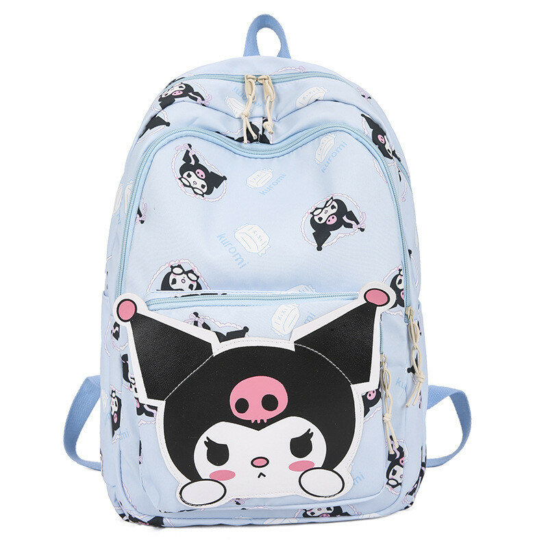 Backpack tinkerbell casual girls nylon lightweight cute design for school use blue
