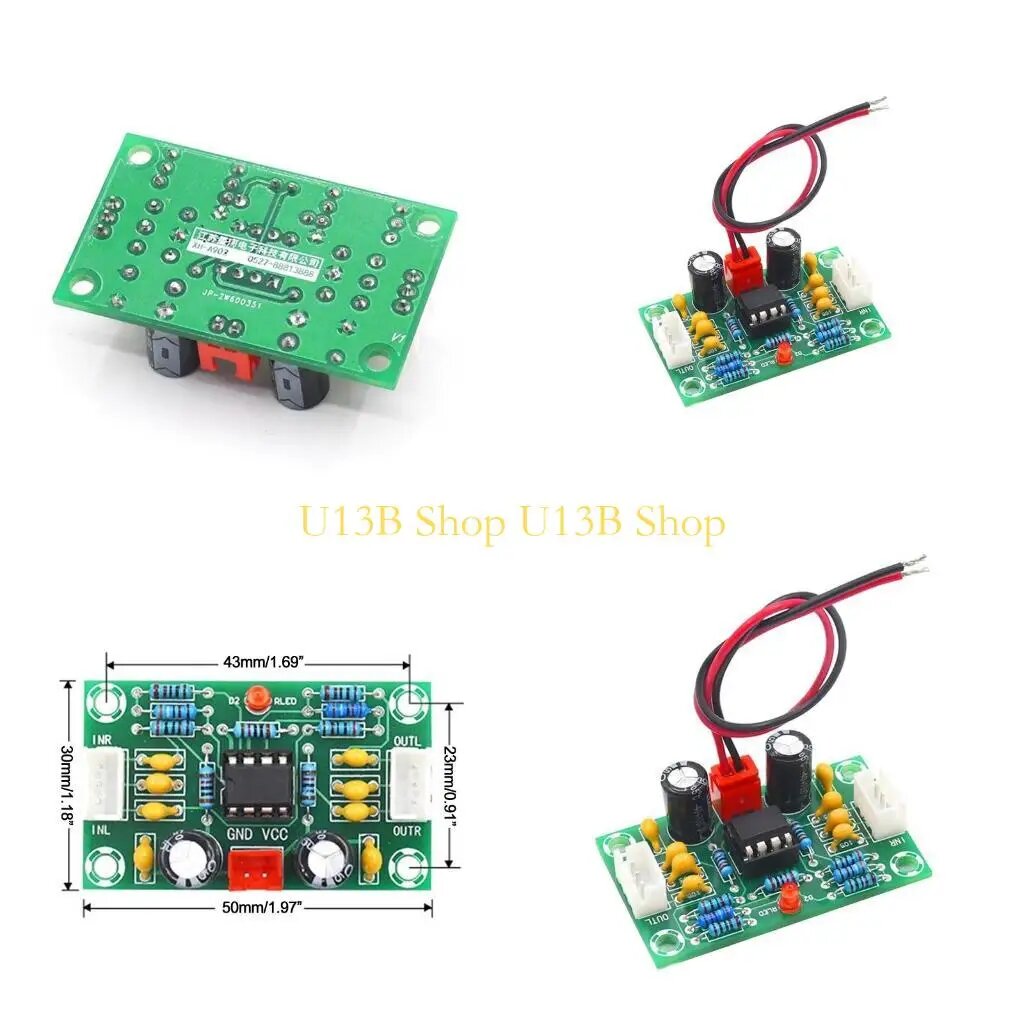 U13B Stereo XH-A902 NE5532 Операционный модуль предварительного амплификатора цифровой передний усилитель 2-канальный