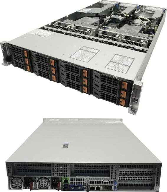 (Z0958524) (ТХП) Сервер sS9800/pro2U: 2xXeon Gold 6542Y/ 4x64 Гб/ 2x960 Гб NVMe SSD/ 2x8 Тб SATA/ SSD RAID/