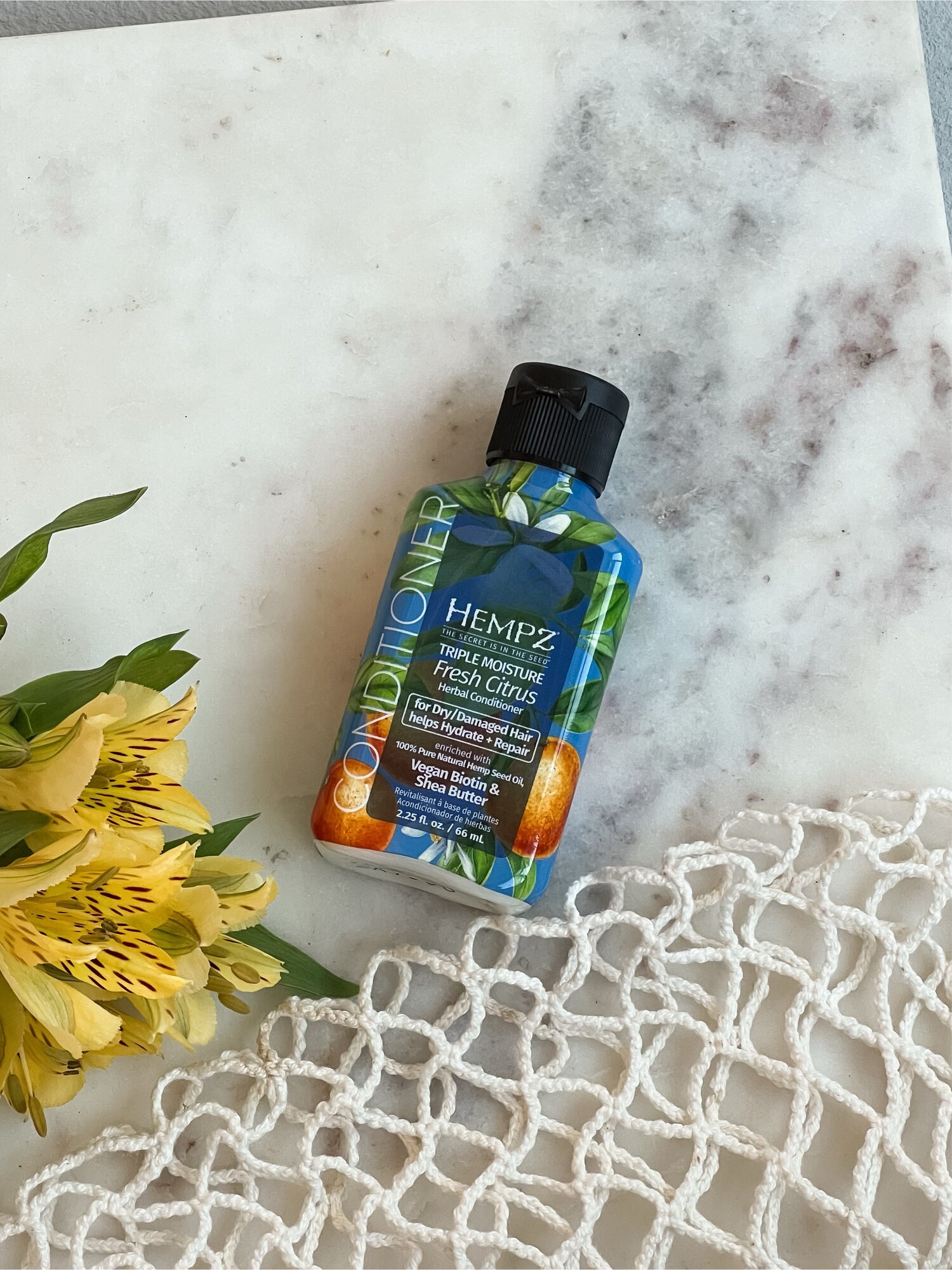 Hempz Кондиционер для волос Triple Moisture Fresh Citrus Herbal Conditioner (Travel size) 66 мл